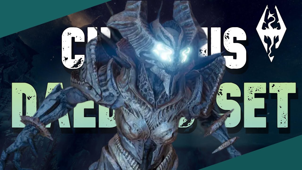 SKyrim Mod: Chaurus Daedric Armor And Weapons (PS4/XBOX1/PC) - YouTube