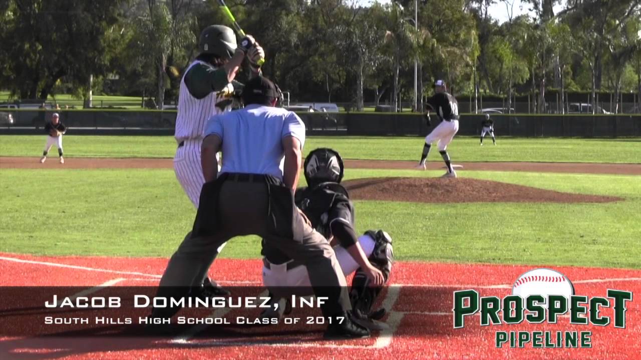 Jacob Dominguez, Inf, South Hills High School, Home Run vs Bonita - YouTube