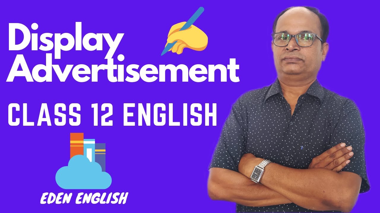 Display Advertisement Writing English Class 12 - YouTube