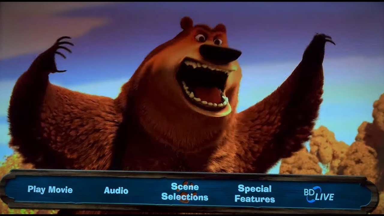 OPEN SEASON (2006) Blu-ray Movie Menu walkthrough - YouTube