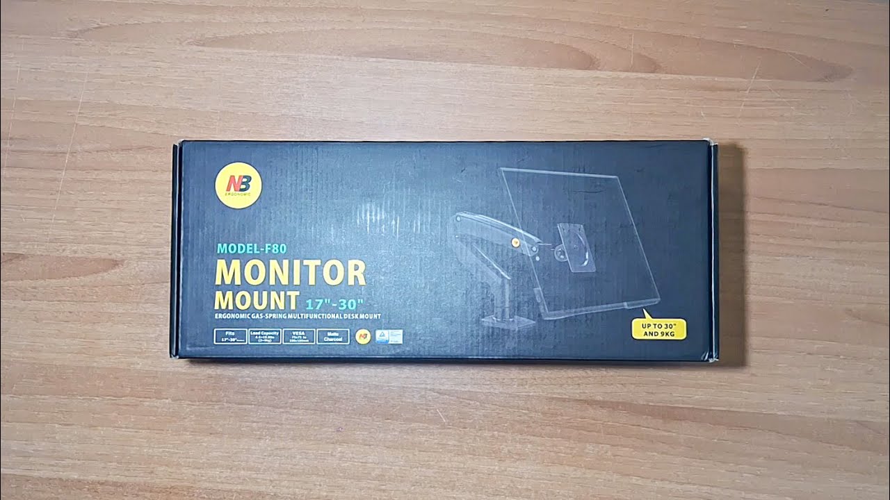North Bayou F80 Unboxing | The BEST Budget Monitor Arm? - YouTube