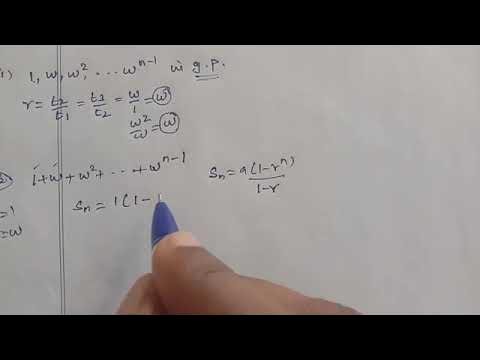 12th Maths Complex Numbers. The nth roots of unity's - YouTube
