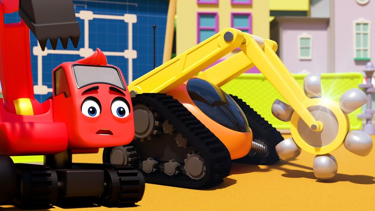 Robot Digger Trouble!! | Baby Cartoons - Kids Sing Alongs | Moonbug ...