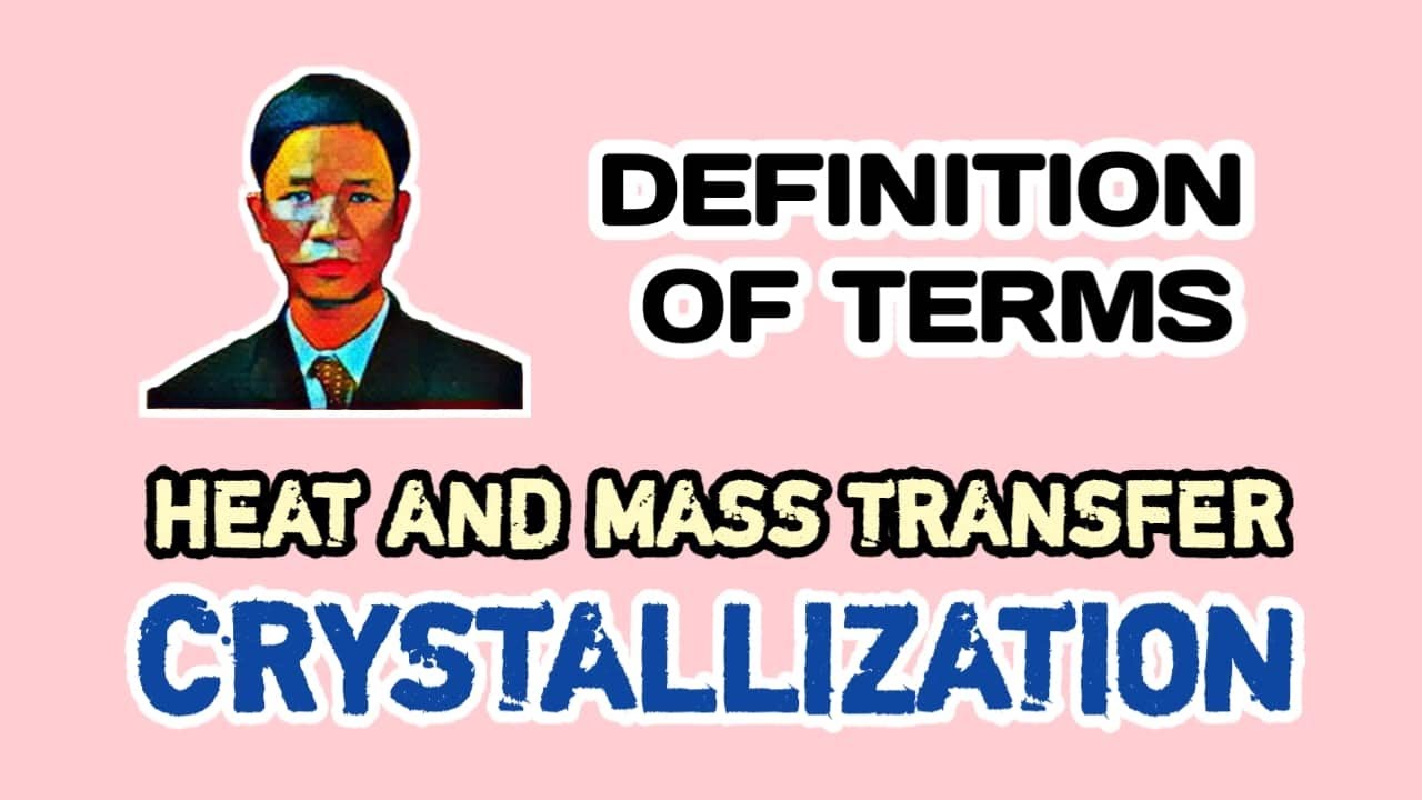 CRYSTALLIZATION DEFINITION OF TERMS YouTube CRYSTALLIZATION DEFINITION OF TERMS YouTube
