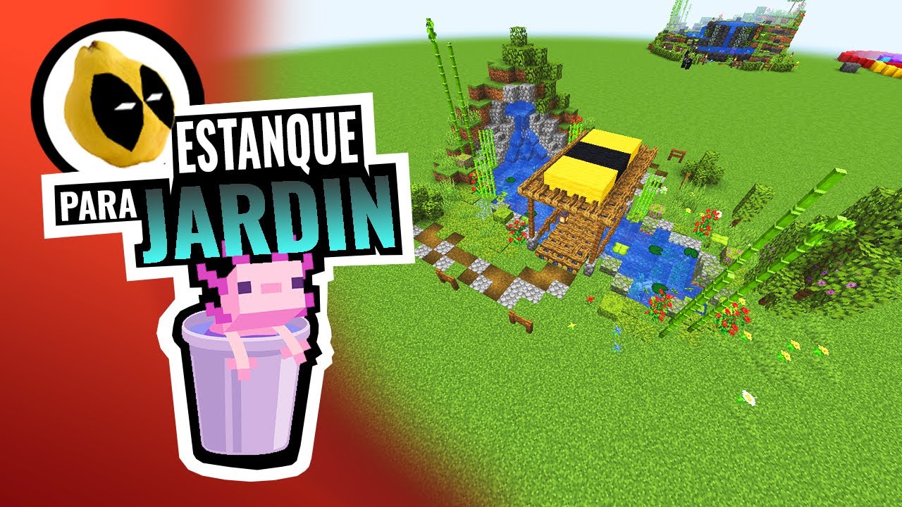 Cómo hacer un ESTANQUE JAPONES de AJOLOTES para un JARDÍN en MINECRAFT ...
