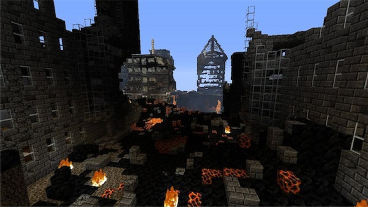 Minecraft - From Ashes Map Presentation and Download - YouTube