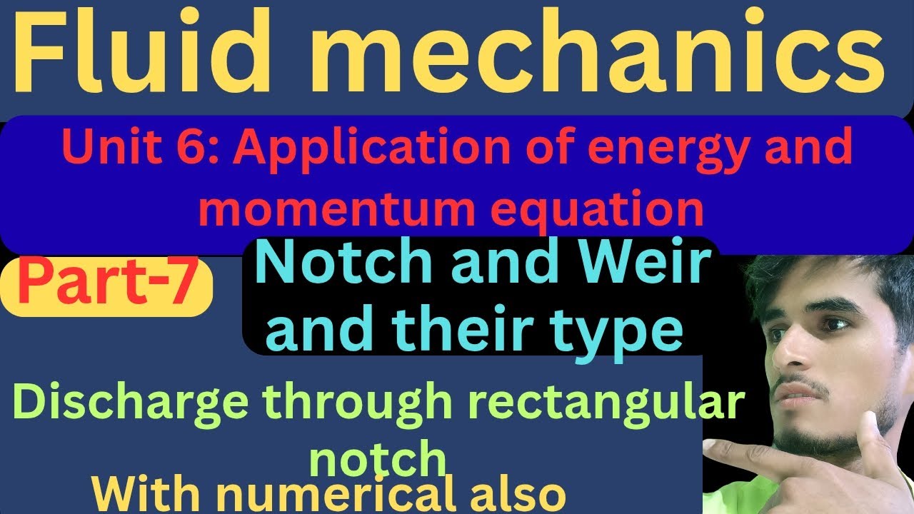 Fluid mechanics # Notch and Weir # Discharge through rectangular notch ...
