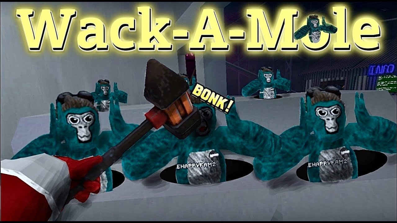 Gorilla tag added Whack-A-Mole??!!(cyber monkeys) - YouTube