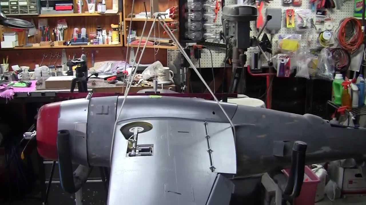 P47 #5, Using Vanessa to Balance the Top Flite Giant Scale Gold Edition ...