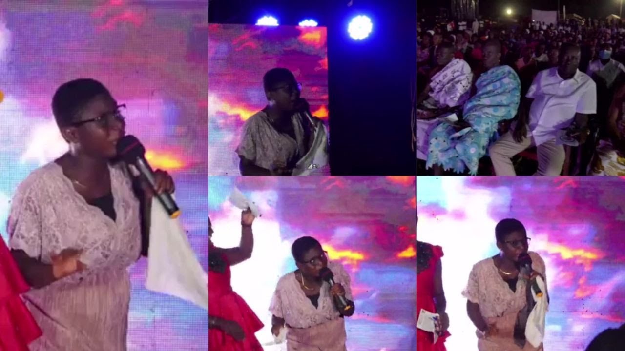 Blind Benedicta Antwi's Heavenly Performance at Fish FM Carols Night 23 ...