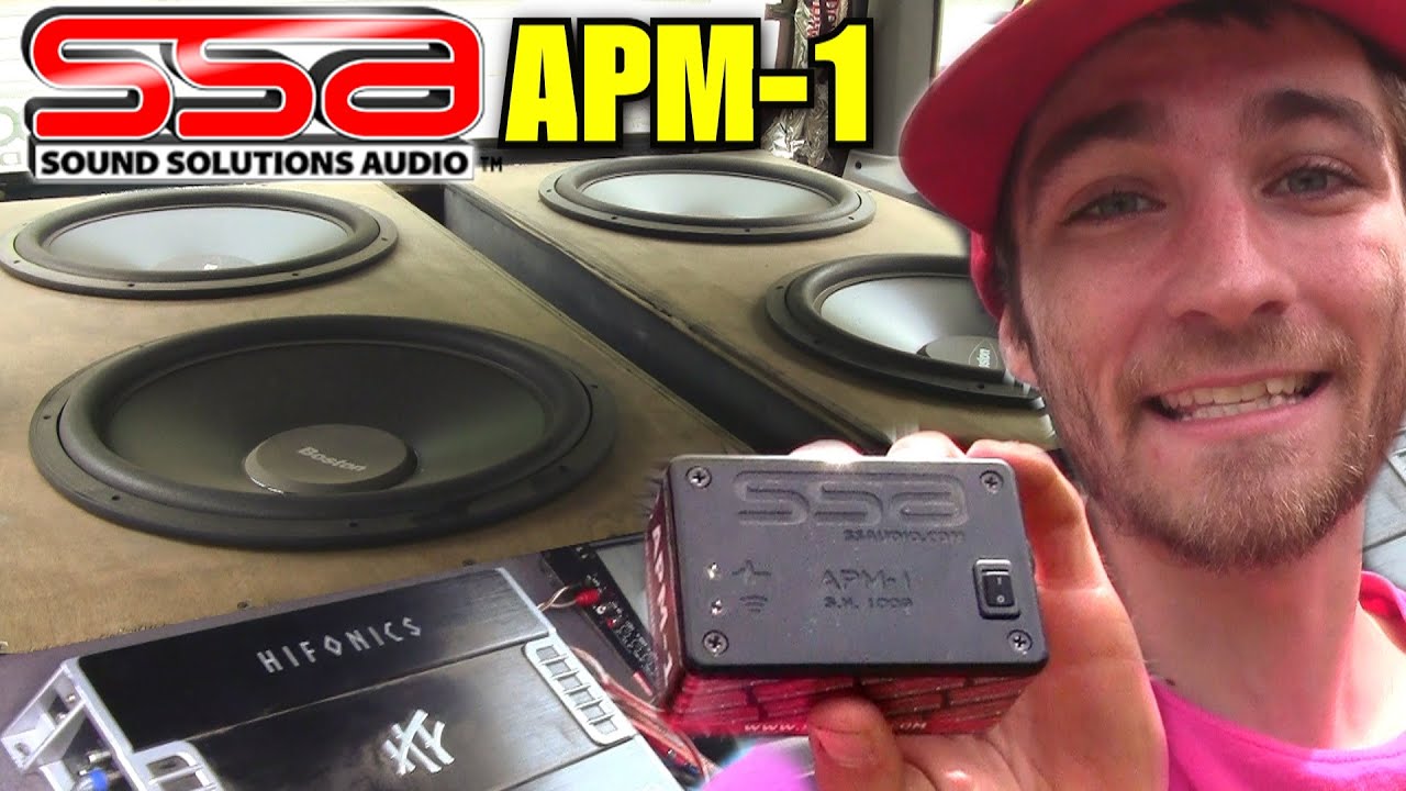 Breaking Matts Loudest SPL Record w/ APM-1 Wireless Bass Meter from SSA ...
