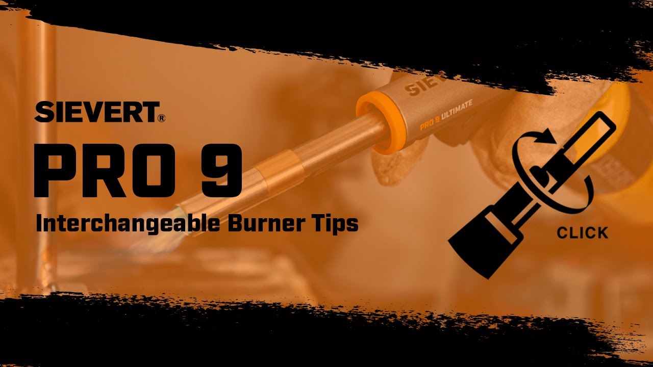 Sievert Pro 9 Ultimate Performance Torch Interchangeable Burners - YouTube