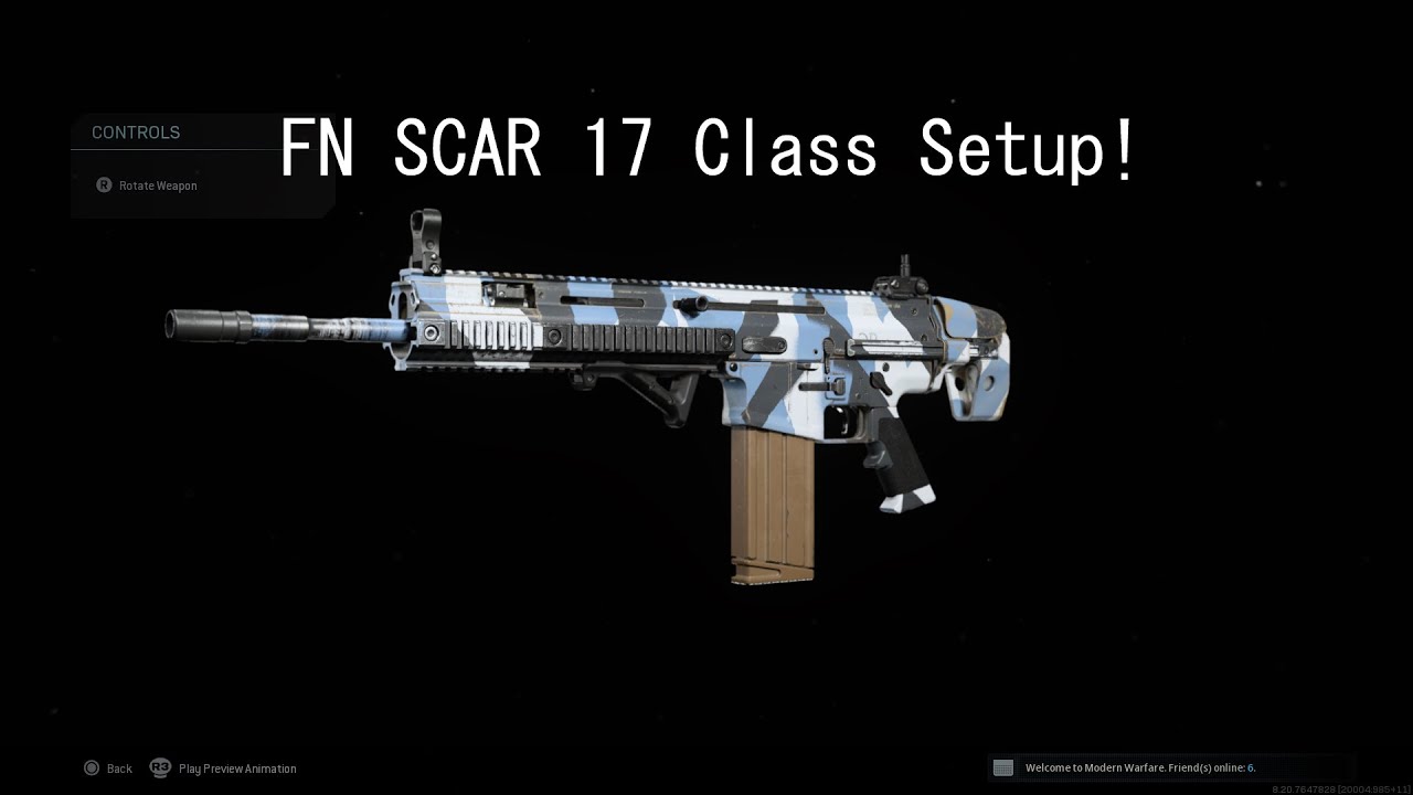 Modern Warfare - Aggressive FN SCAR 17 Class Setup! *Update 1.21* - YouTube