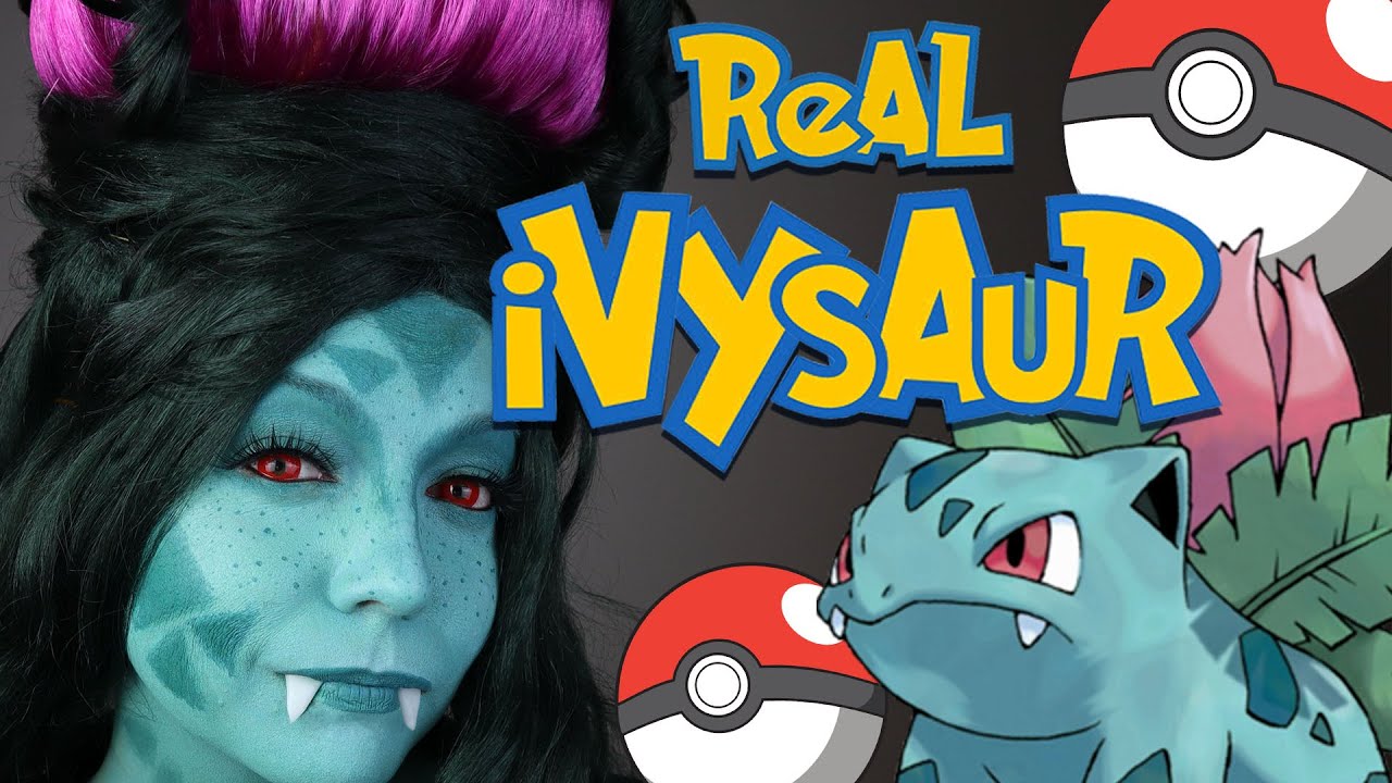 Real Ivysaur - Makeup + Wig - YouTube