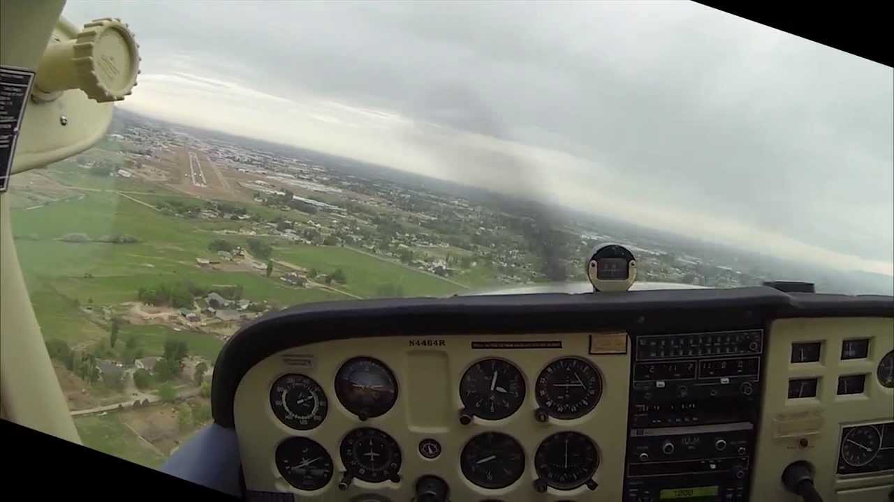 Flight Training, Pattern Work in Cessna 172M - YouTube