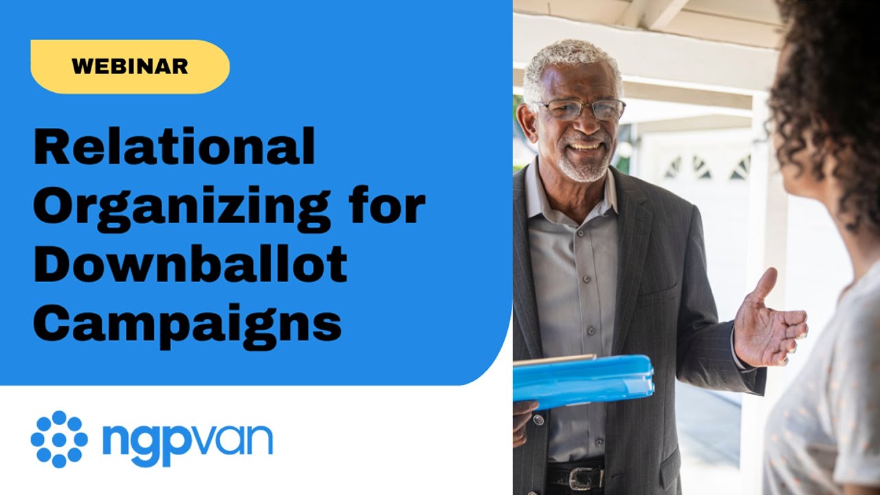 Relational Organizing for Downballot Campaigns - YouTube