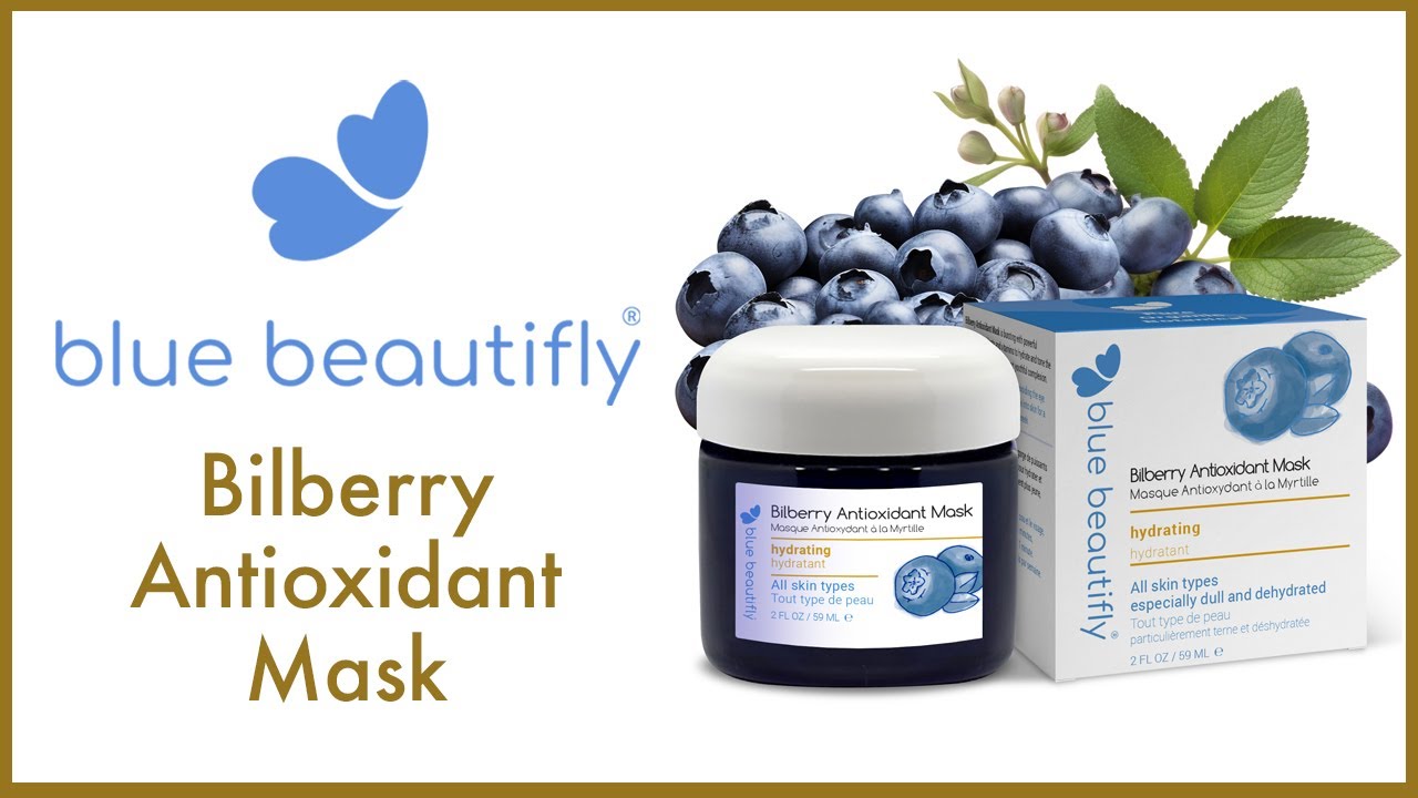 Blue Beautifly Bilberry Antioxidant Mask - YouTube