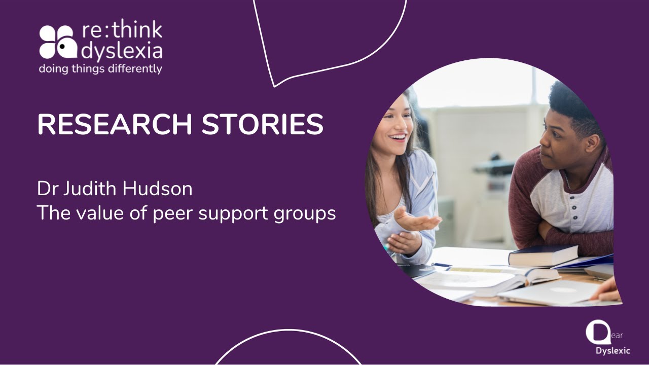 Research stories Dr Judith Hudson Value of Peer Support Group - YouTube