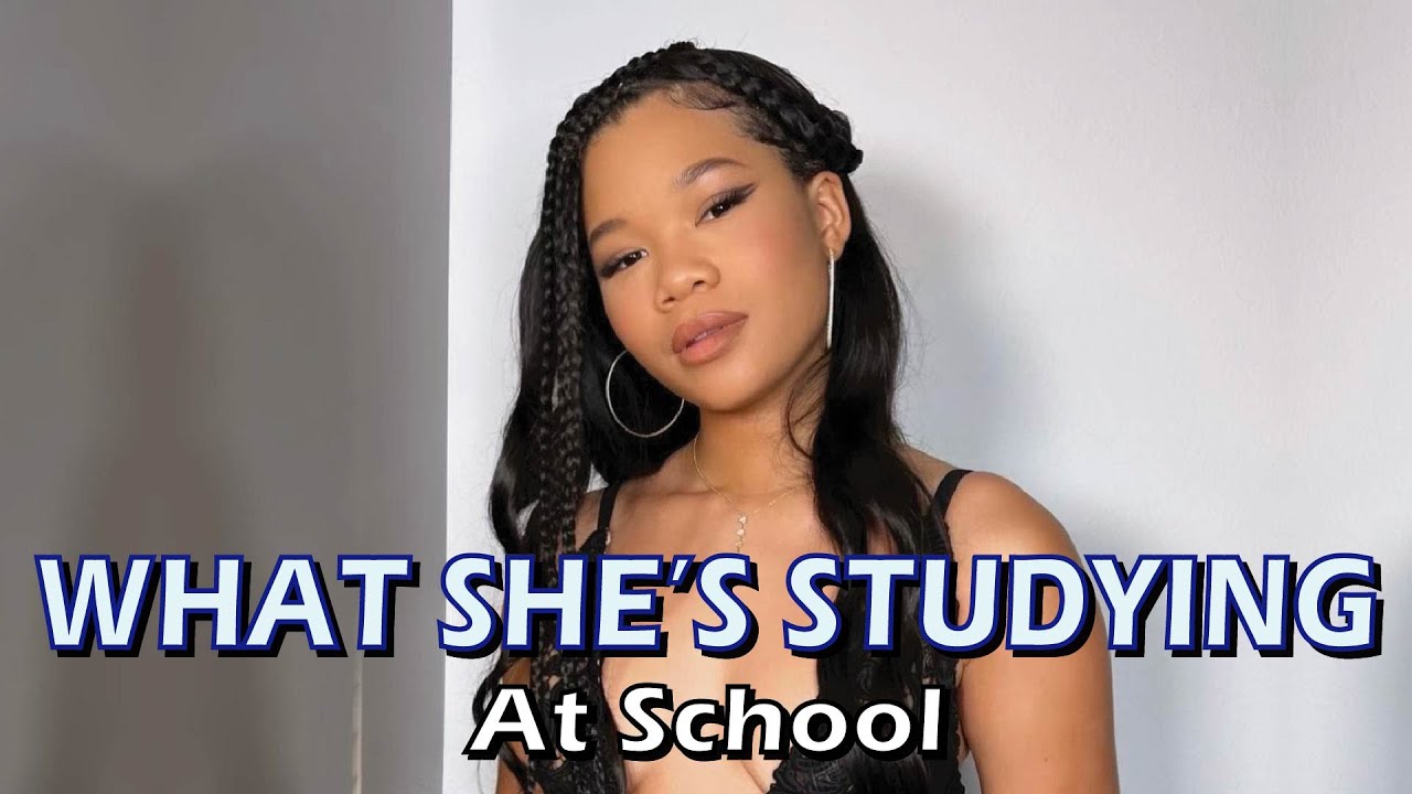 Here's What Storm Reid Is Studying At School - YouTube