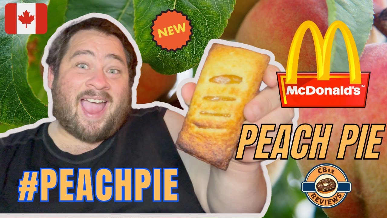 🍑🇨🇦 "NEW" McDonald's Peach Pie #review - YouTube