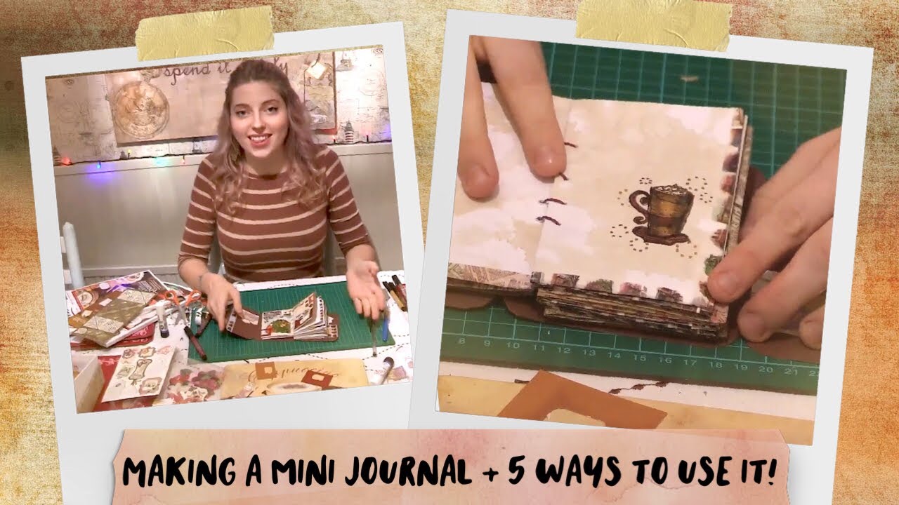 Journal With Me! | Making a Mini Journal, plus five ways to use it ...
