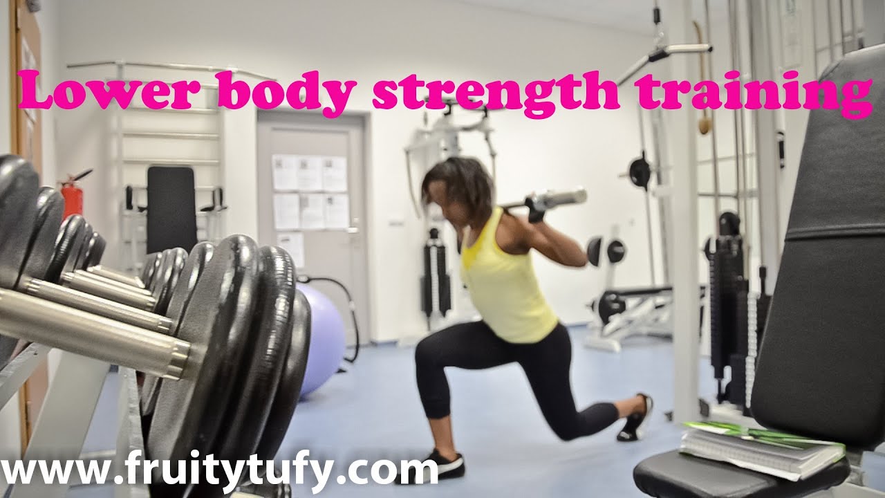 Lower body strength training - YouTube