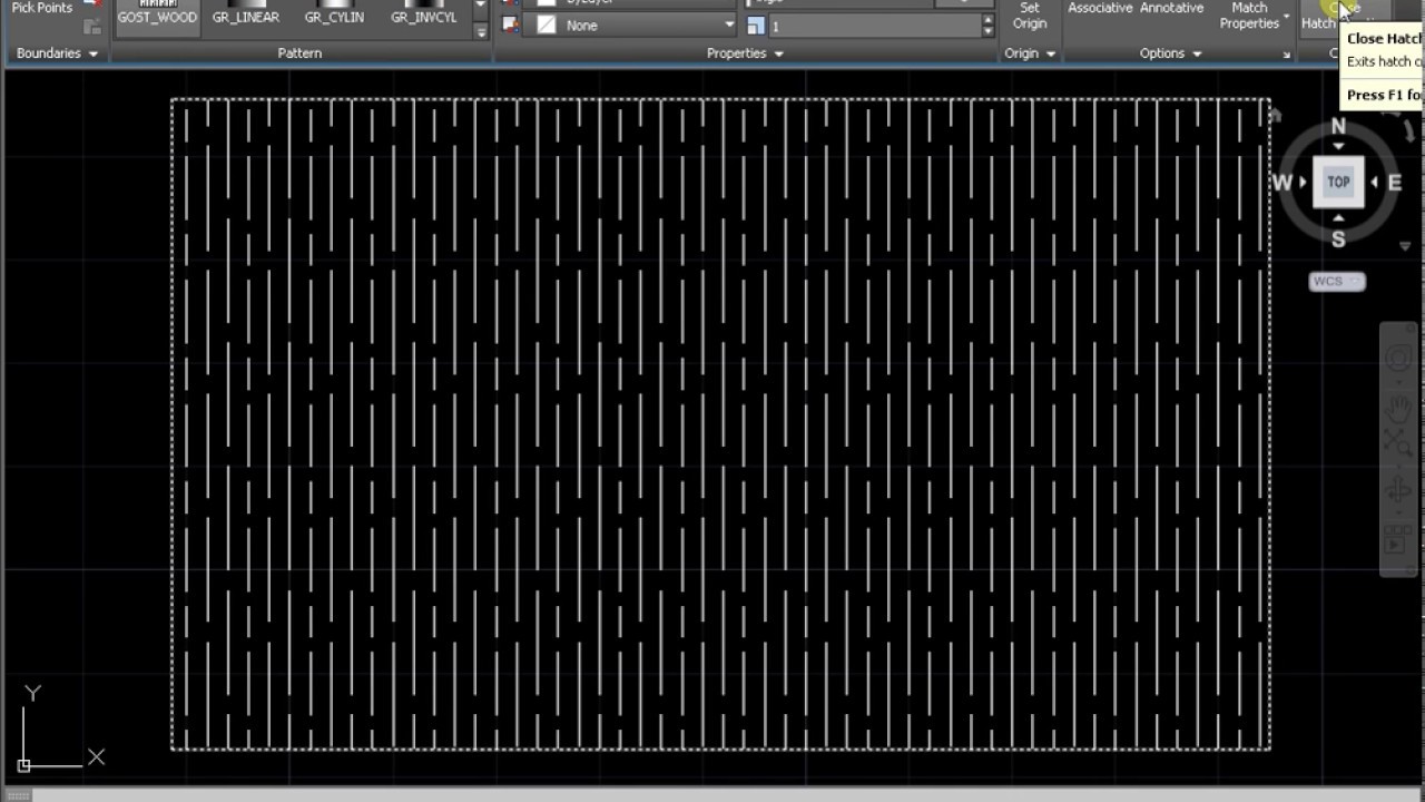 Hatching tree AutoCAD - YouTube