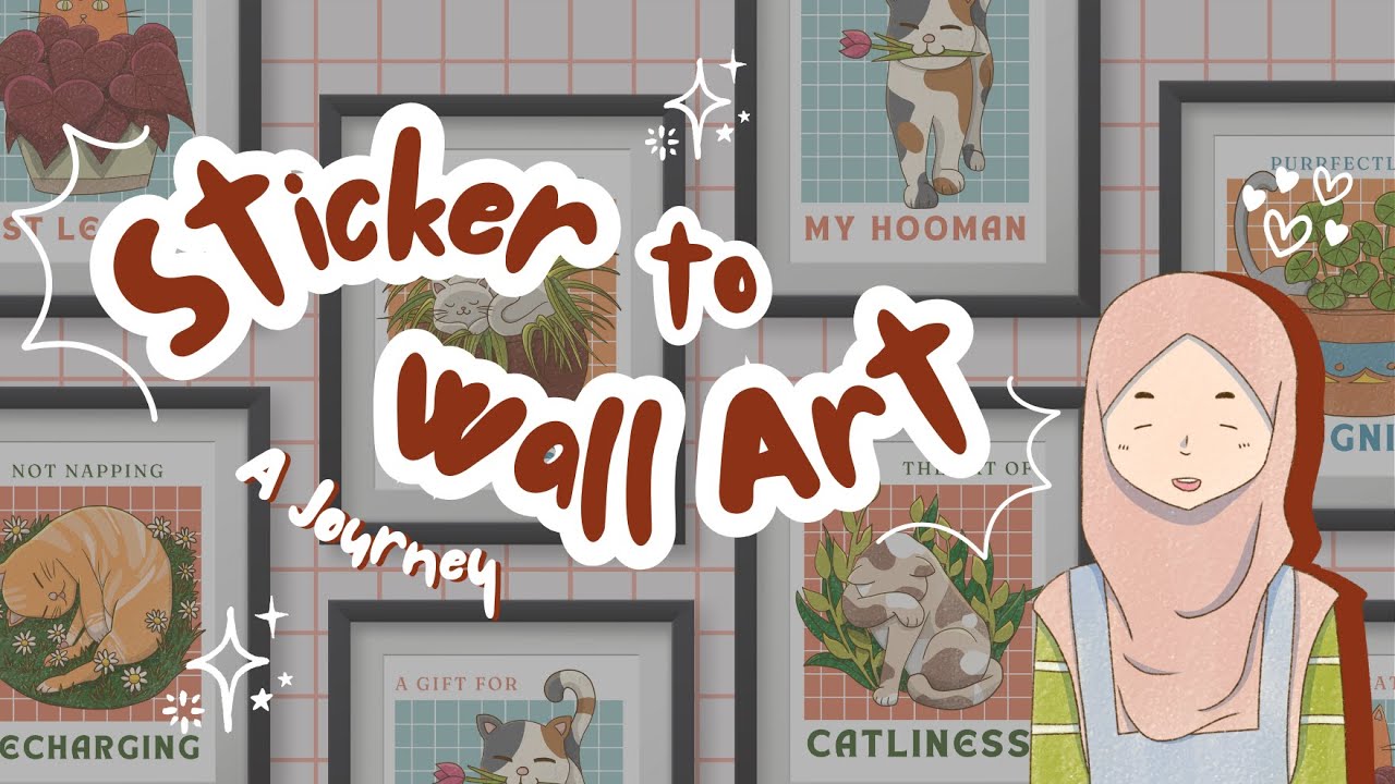 From Stickers to Wall Art: My Journey Selling Cat Antics Designs! - YouTube
