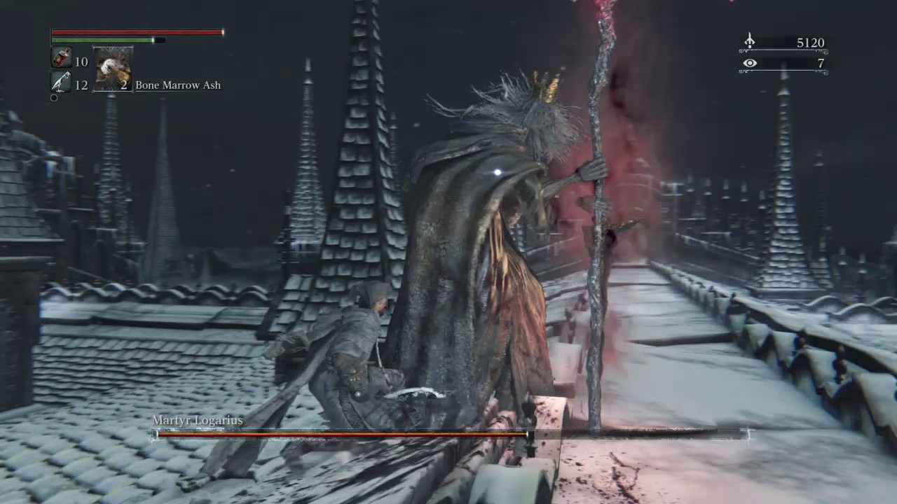 Bloodborne™ Martyr Logarius Boss fight - YouTube