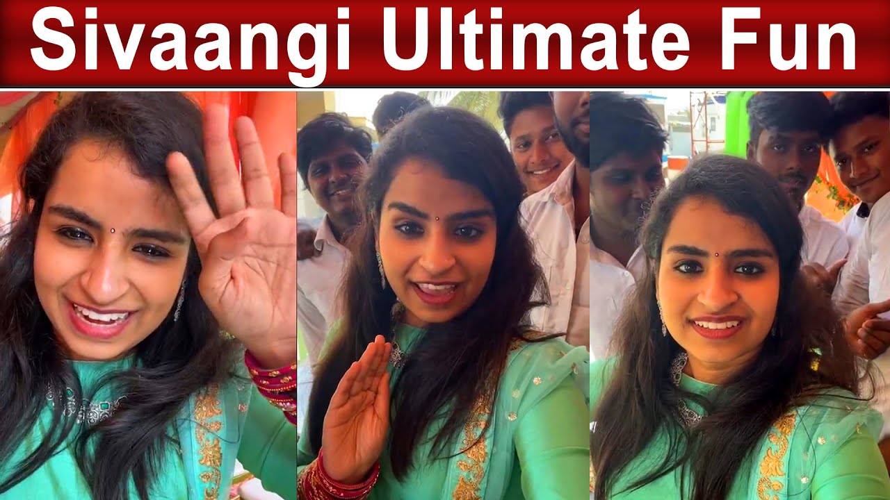 Sivangi Latest Video | Super Singer 8 | Cook With Comali Sivangi Comedy ...