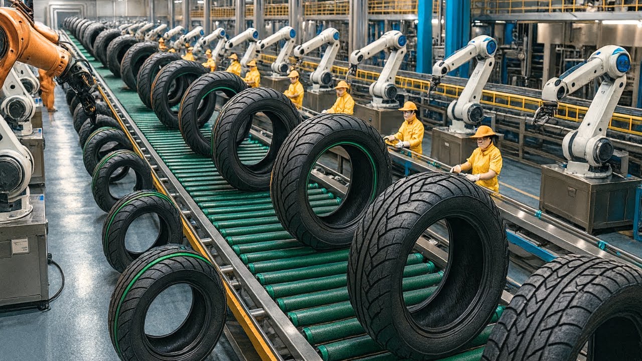 Inside the World’s Largest Tire Factory: Full Production Process ...