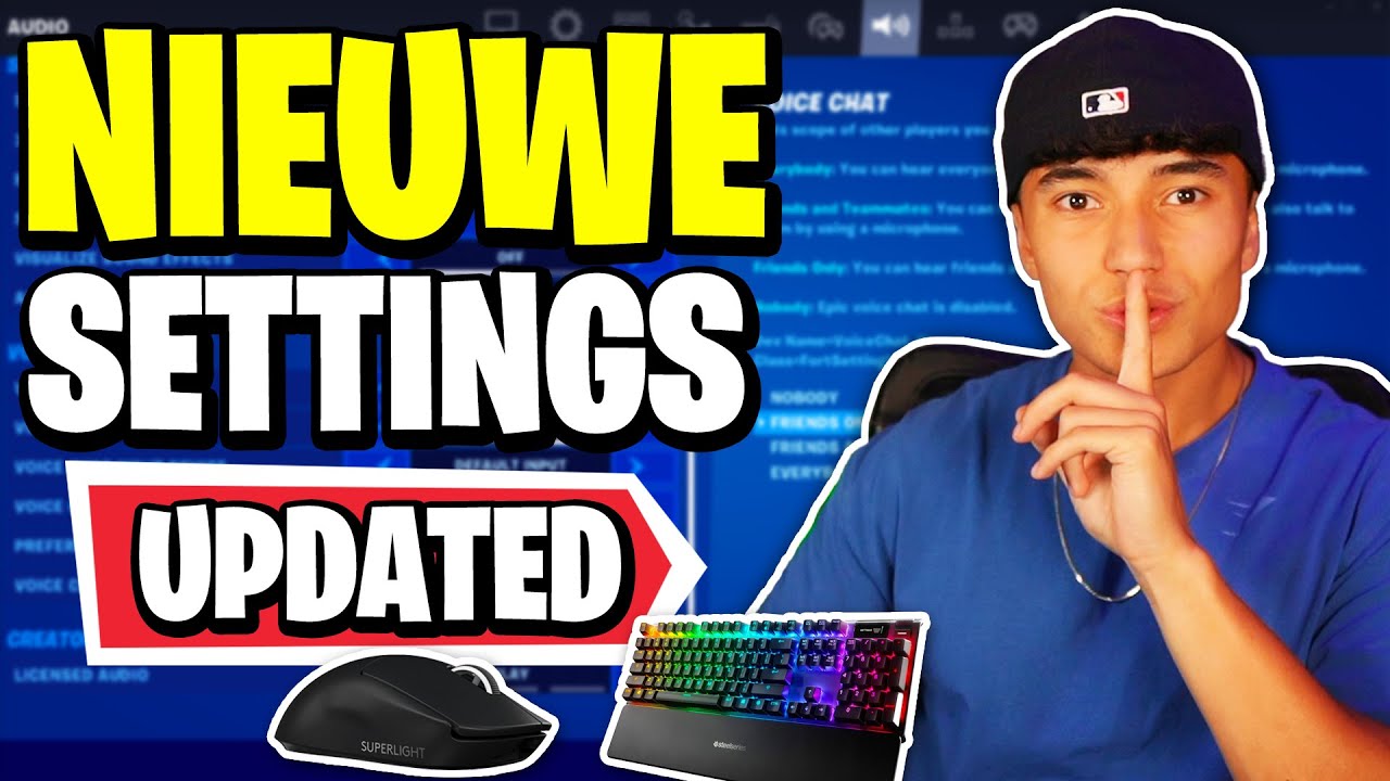 Djes Zijn Nieuwe *GEHEIME* CHAPTER 4 Fortnite Settings! - YouTube