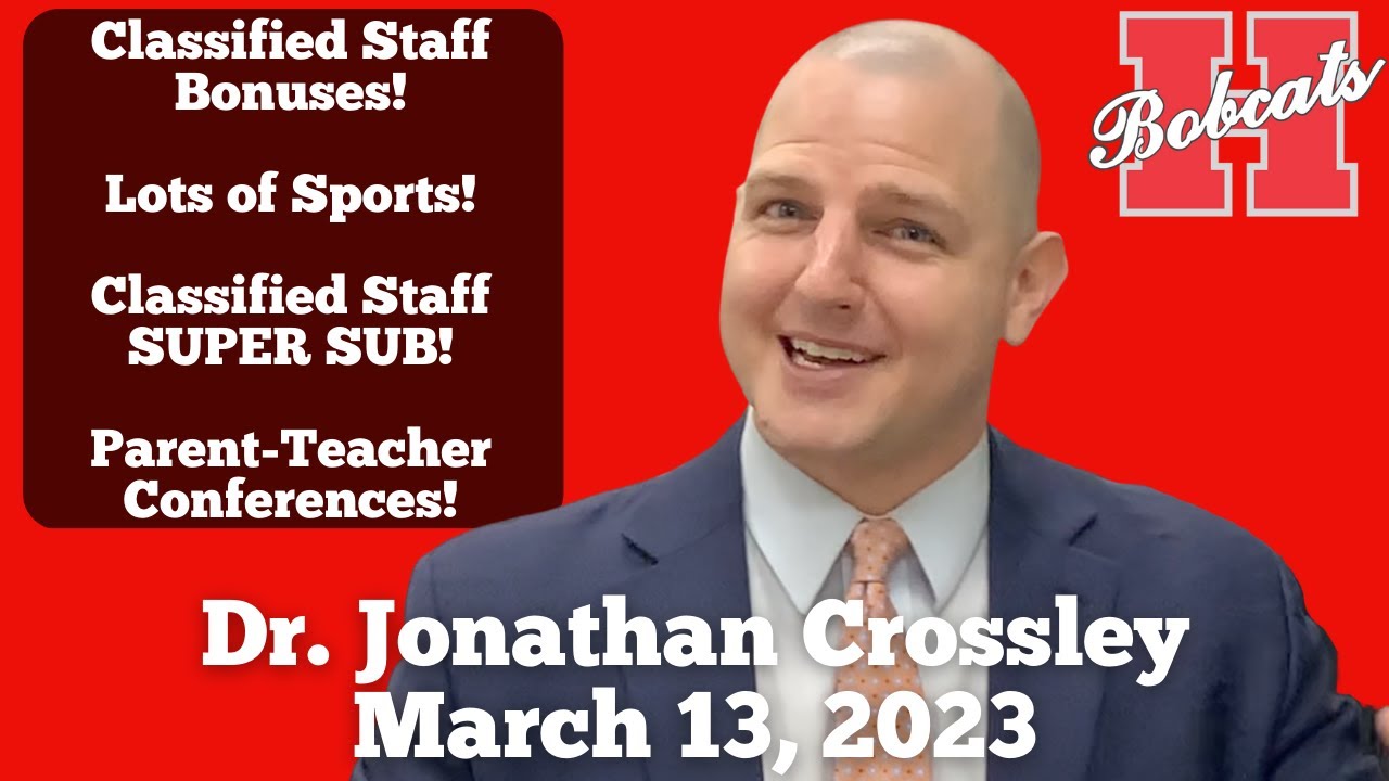 Dr. Crossley Updates - Week of March 13, 2023 - YouTube