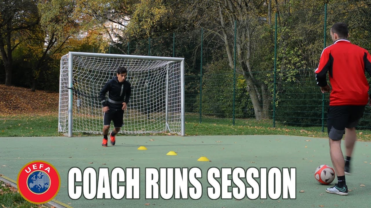 UEFA B License Coach Runs Training Session - YouTube