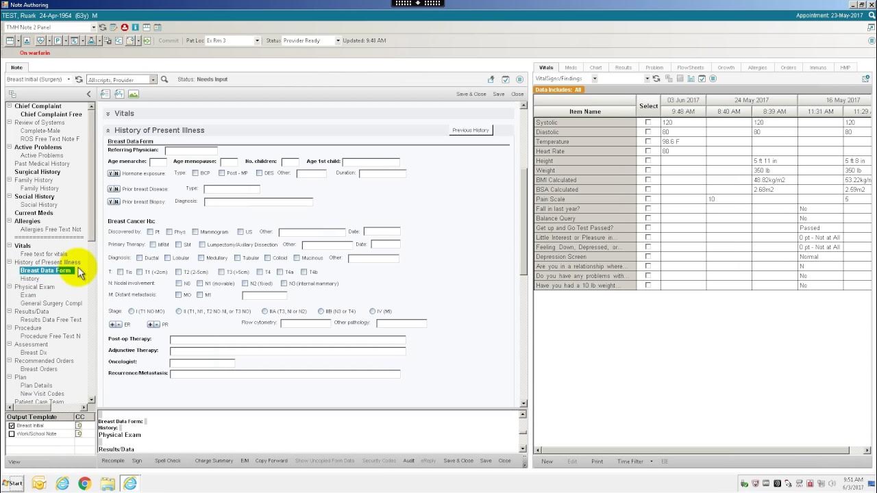 General Surgery Nurse Touchworks EHR Workflow - YouTube