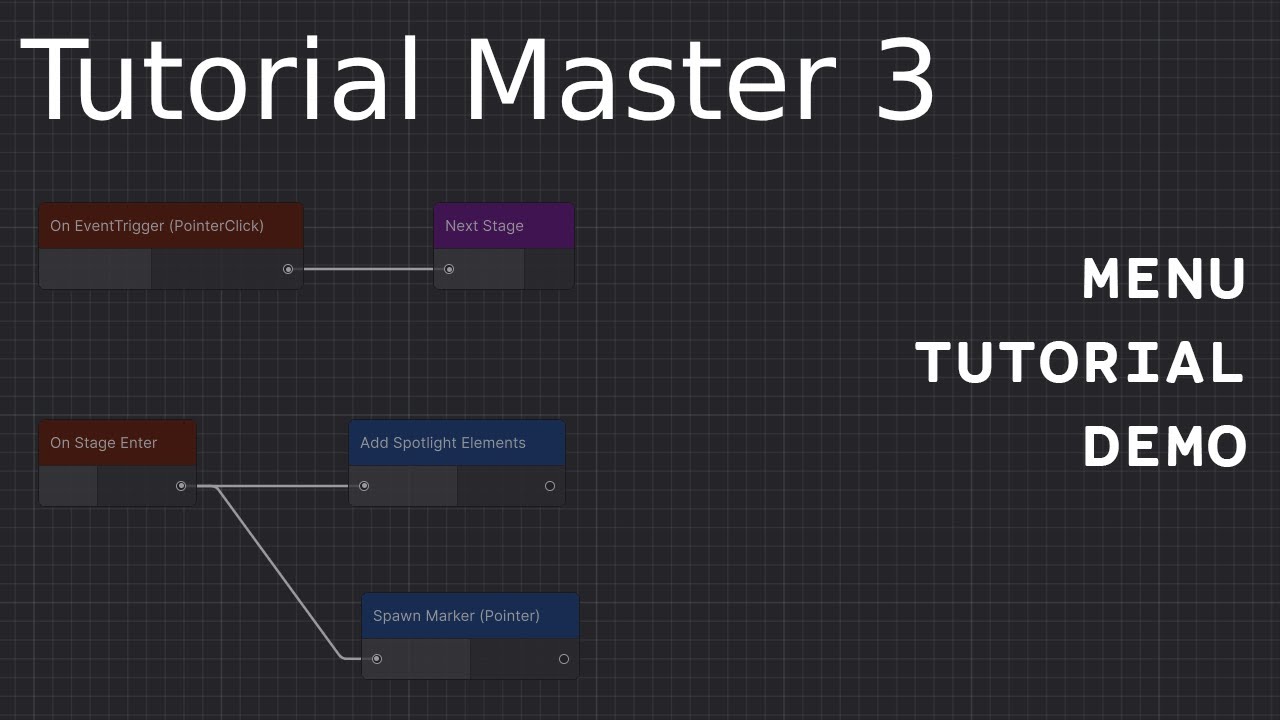 Tutorial Master 3 - Menu Tutorial Demo - YouTube