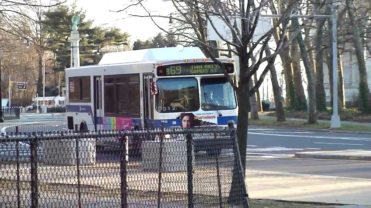 MTA NYCT Bus: 1999 New Flyer C40LF #837 & 2003 Orion VII CNG #7613 B69 ...