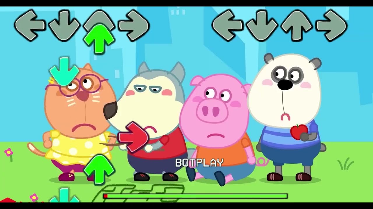 Wolfoo, Mana yang Disukai Bayi Kamar Rahasia Pink vs Biru Kartun Anak ...