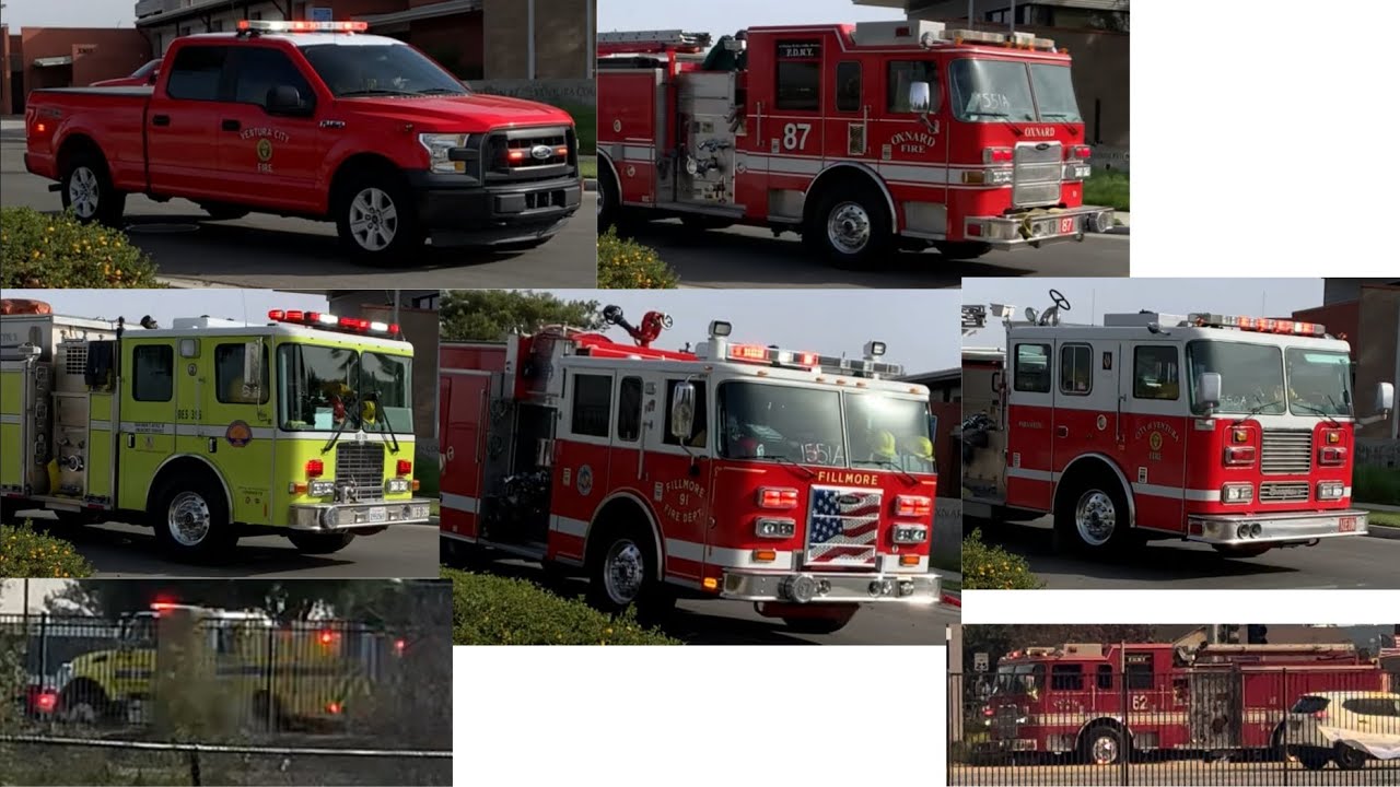 Ventura County Strike Team XVE1551A, VCFD Engine 351, & OFD Engine 62 ...