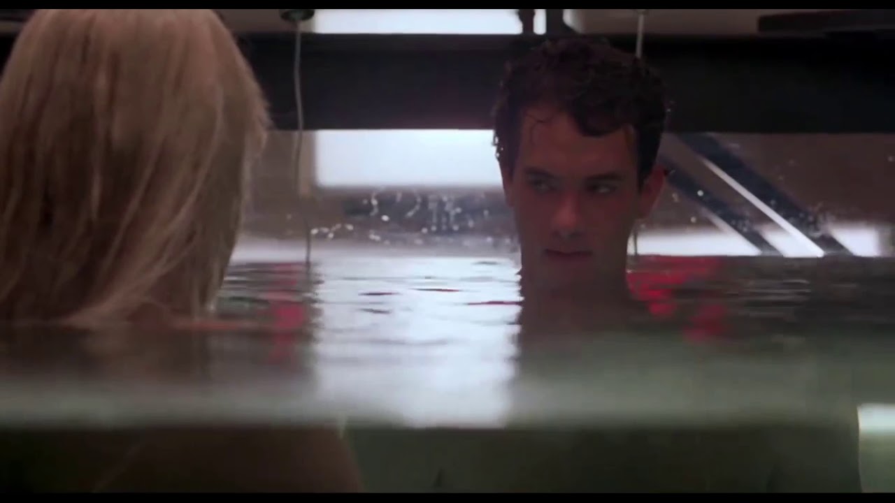 Splash 1984-Allen rejects Madison after her she reaches out to him ...