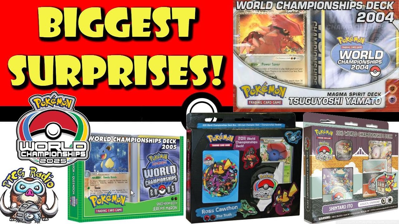 The Biggest Surprises EVER at the Pokémon TCG World Championships! How ...
