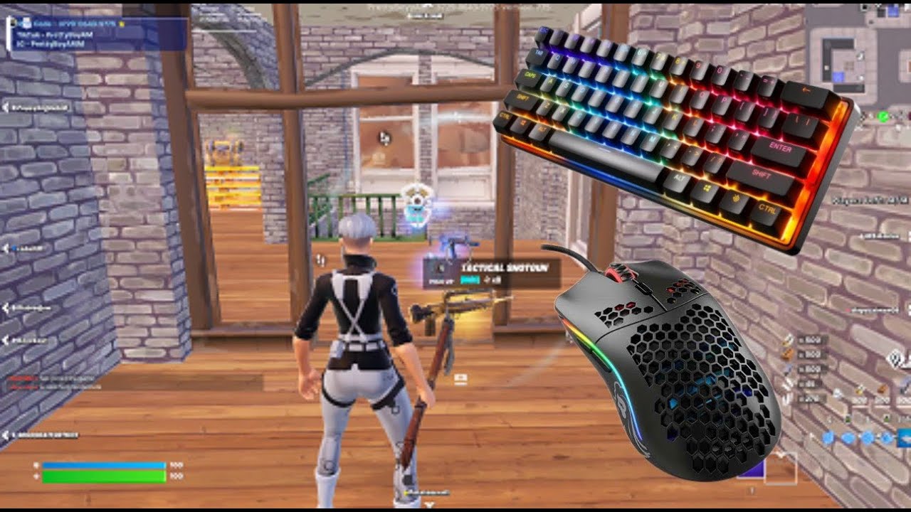 ASMR 😴 Tilted Zone Wars Gameplay 🏆 Satisfying Keyboard Fortnite 240 FPS ...