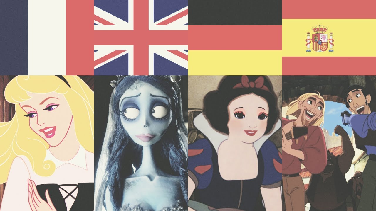 🎵 Animated Characters in Their Native Language | (Disney, Dreamworks ...
