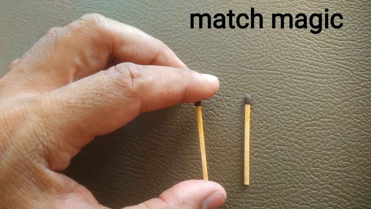 trik sulap korek api | TUTORIAL MUDAH - YouTube