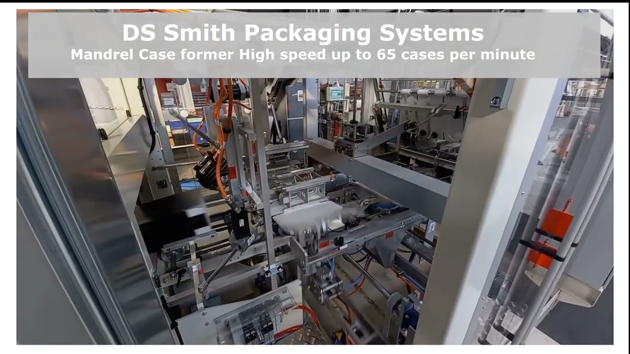 DS Smith Packaging Systems - Mandrel Case Former with High speed (up to 65) - YouTube