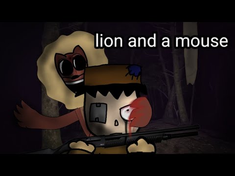 Lion and a mouse analog horror || hunter And the lion - YouTube