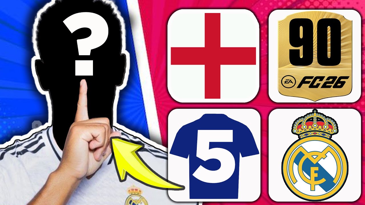 GUESS THE PLAYER BY NATIONALITY,JERSEY NUMBER,FIFA CARD 26 AND CLUB ...