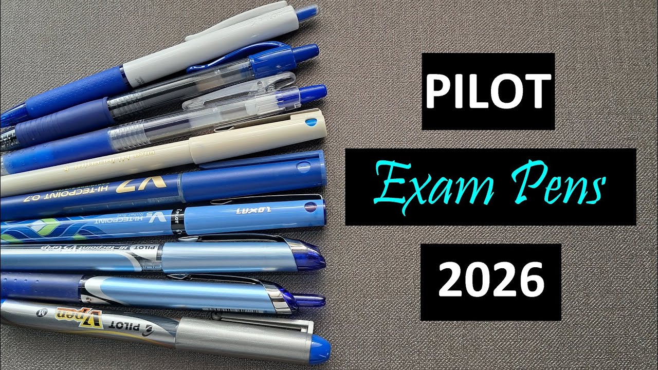 Pilot Exam Pens in 2026 - Best Gel and Roller Pens for Exams - YouTube