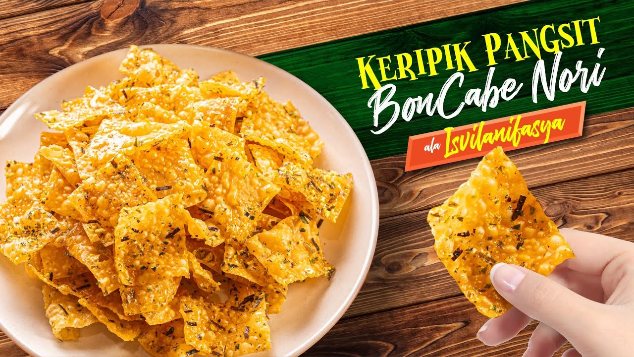 Keripik Pangsit BonCabe Nori - YouTube