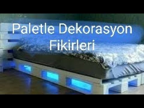 Paletle Ev Bahçe Dekorasyonu | DEKORASYON FİKİRLERİ